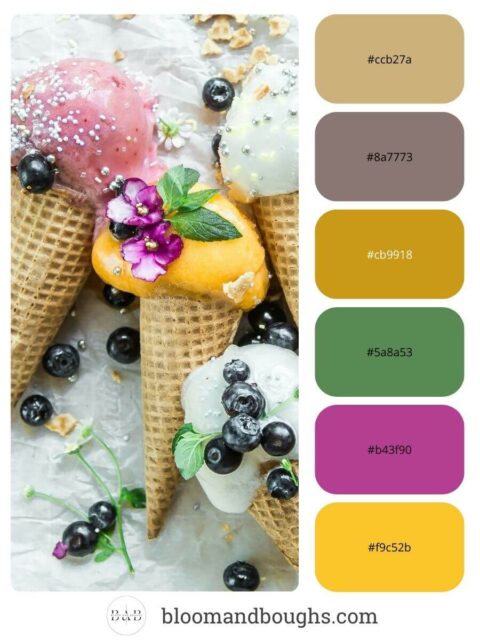 Heat Wave Inspo - 16 Vibrant Summer Color Palettes | Bloom and Boughs